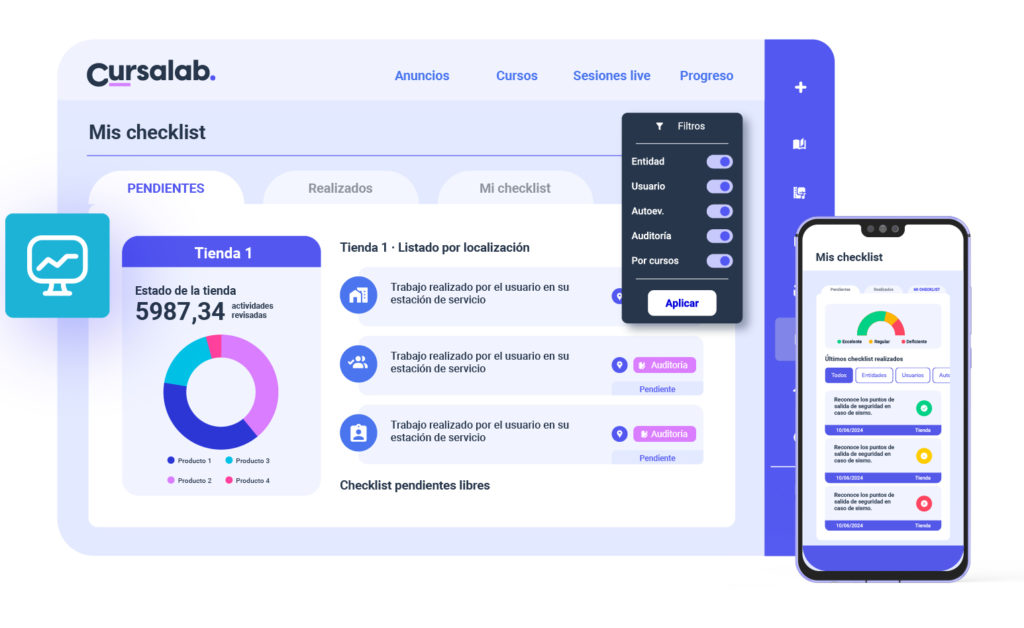 La plataforma de capacitaciones de gestión y validación de aprendizaje